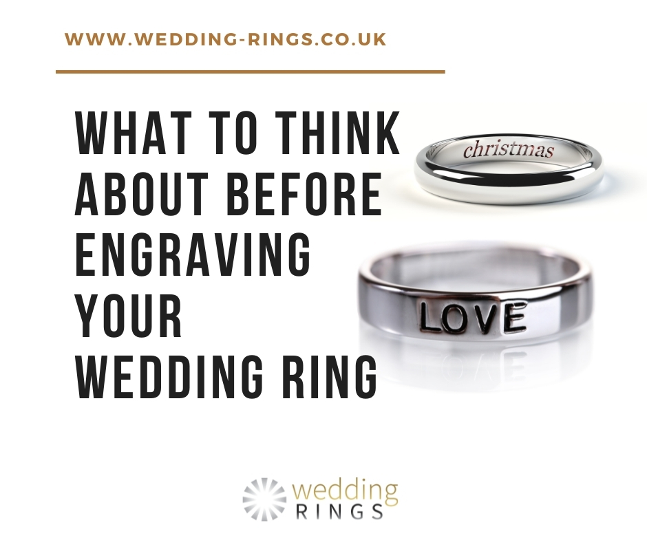 What to think about before engraving your wedding ring